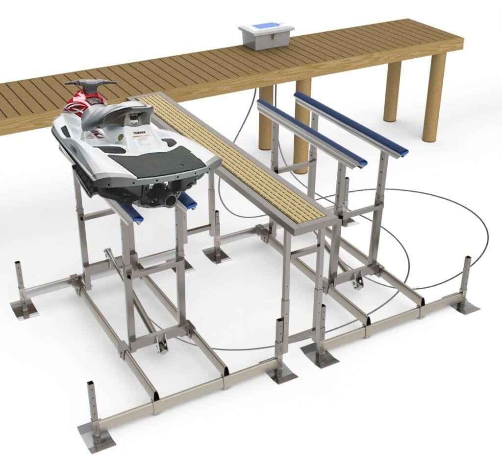 2000 LB CAPACITY TANDEM HYDRAULIC LIFT – Clearwater Docks